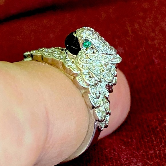 Jewelry | Topaz And Emerald Quartz Parrot Ring 6 7 | Poshmark